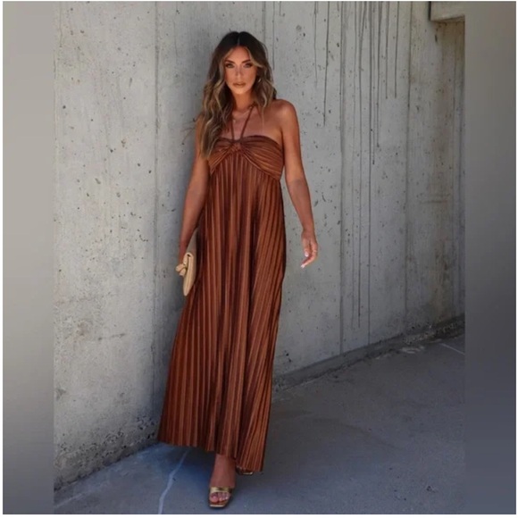 Vici | Dresses | Nwt Raise A Toast Satin Maxi Dress | Poshmark